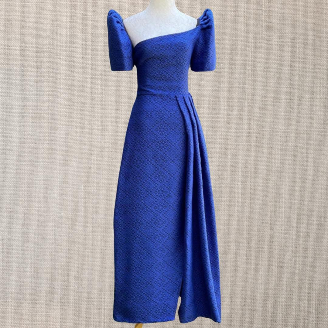 Filipiniana Venus Dress Detachable Sleeves Inabel Ilocos Fabric - Etsy UK