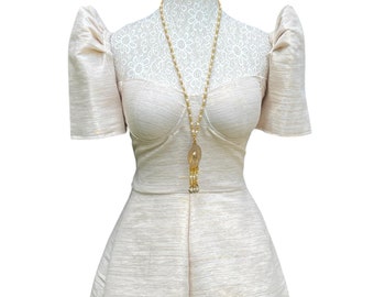 Filipiniana Flower Design and Beaded Design - Etsy