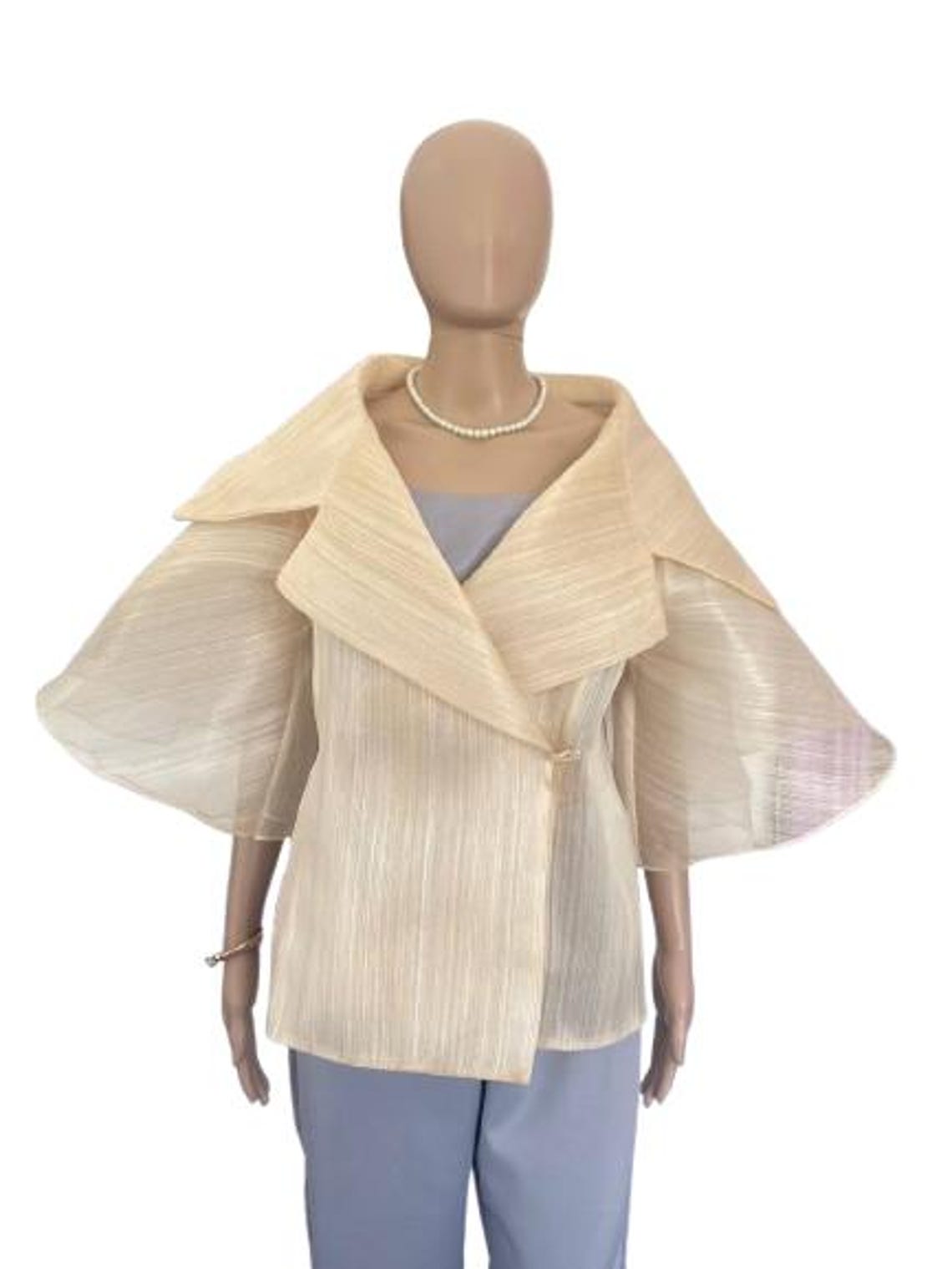 Filipiniana Modern Abaca Wrap Top - Etsy