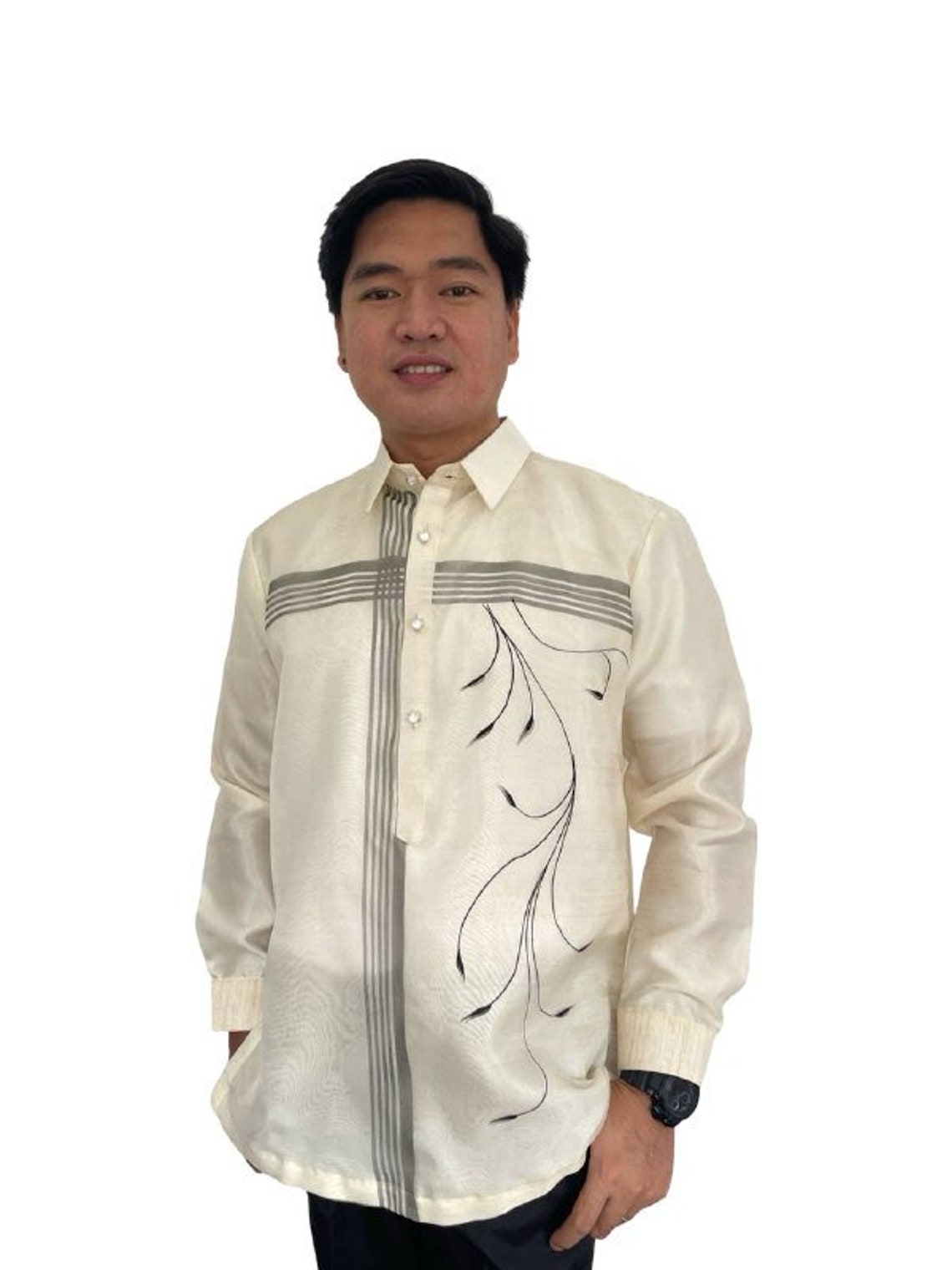 Barong Tagalog Embroidered and Hand Painted - Etsy
