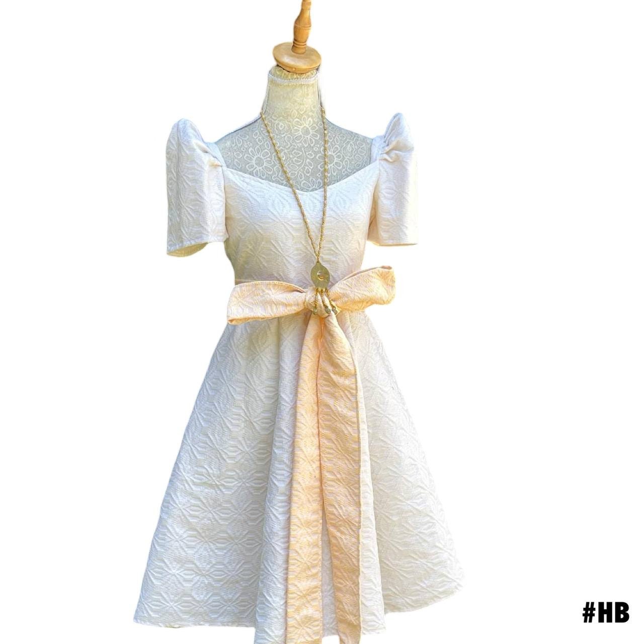 Filipiniana Dress Inabel Fabric - Etsy