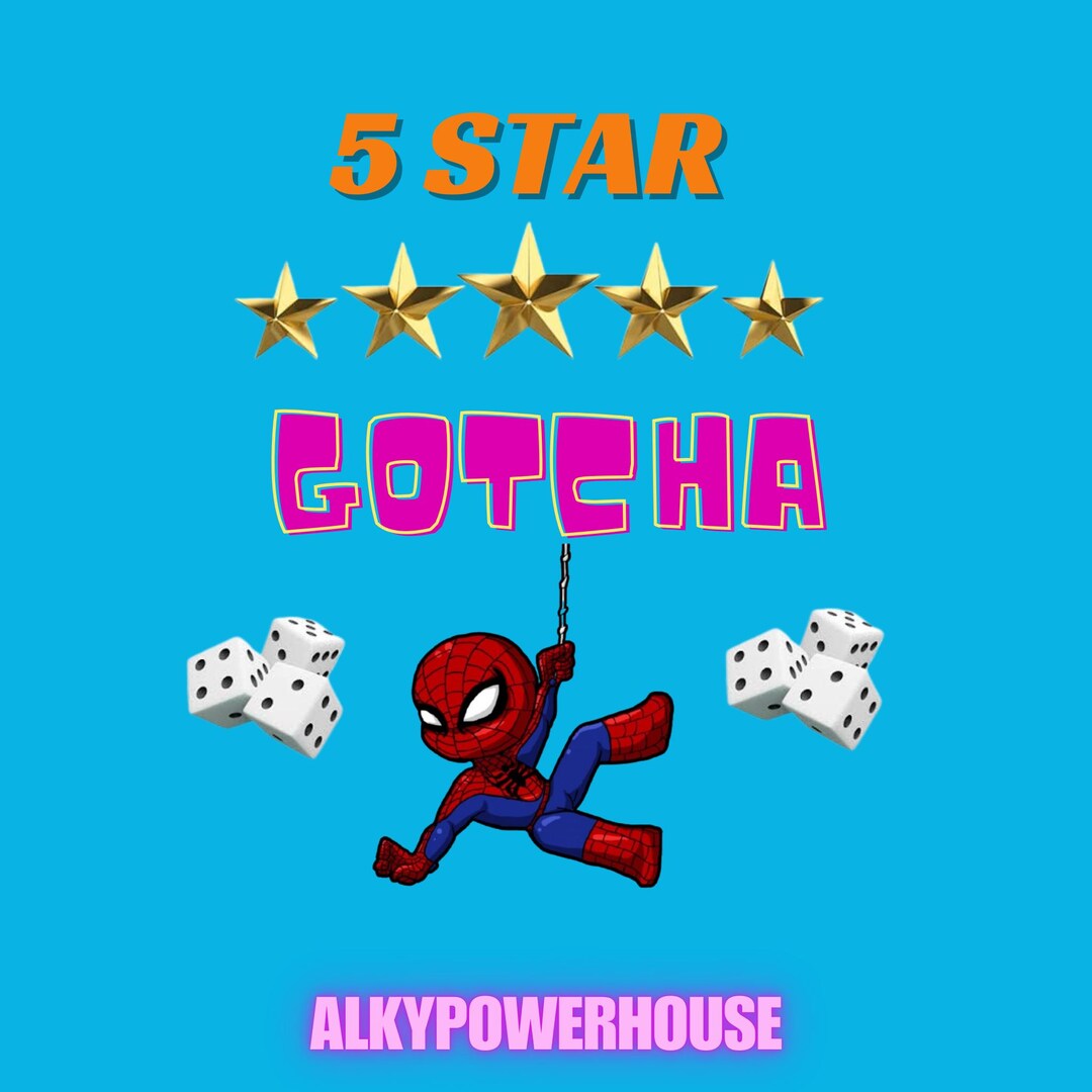 GOTCHA 5 STAR Monopoly Go Sticker Set 13 - Etsy