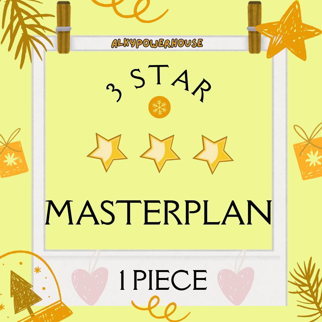 Masterplan Mogo 3 Star Set 12 - Etsy
