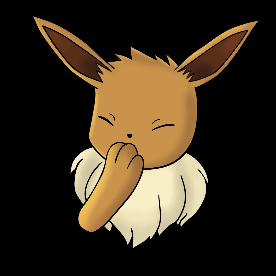 Eevee Giggle Emote (animated and Not Animated) - Etsy