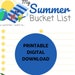 Summer Bucket List for Boys - Fun Summer Activity Tracker - Etsy
