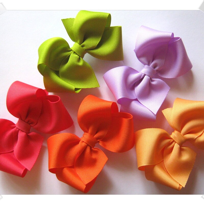 Medium Hair Bows - Etsy