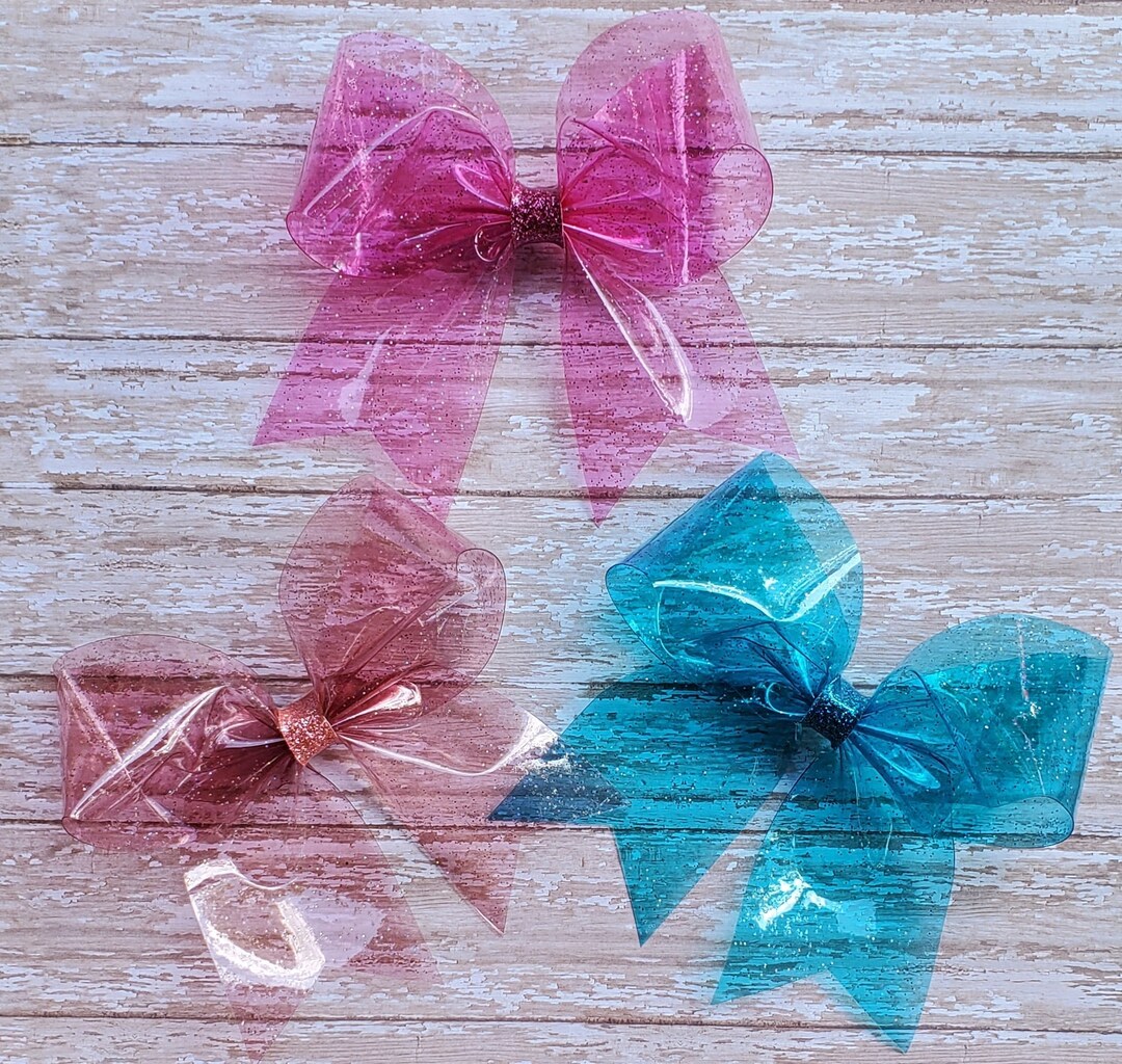 Med. 4.5 Inch Waterproof Pool Bow - You Choose the Color - Jelly Hair ...