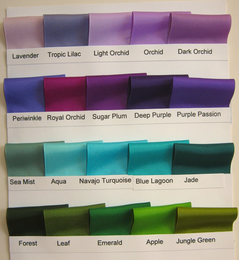 CUSTOM YOU CHOOSE the Color 5 Inch Loopy Boutique Style Grosgrain Hair ...