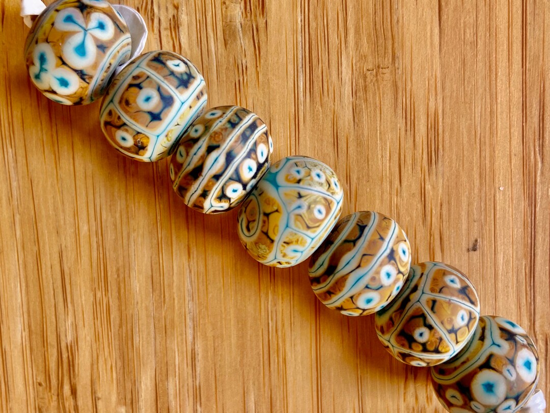 Made to Order COPPER RAKU TRIBE 7 Tumbled Matte Finish Black, Raku Frit ...