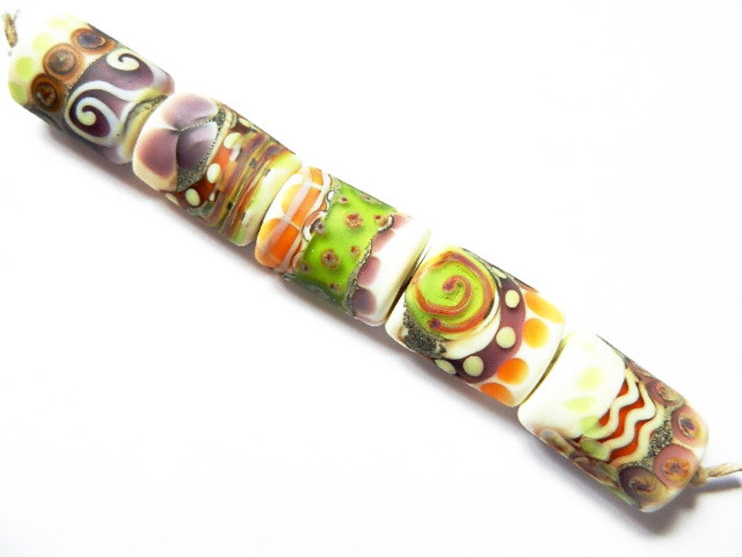 Made to Order MADRID 5 ivory, silber, amethyst, topaz, lime, raku und ...