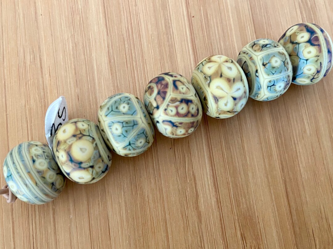 Made to Order OPAL RAKU TRIBE 7 Tumbled Matte Finish Black, Raku Frit ...