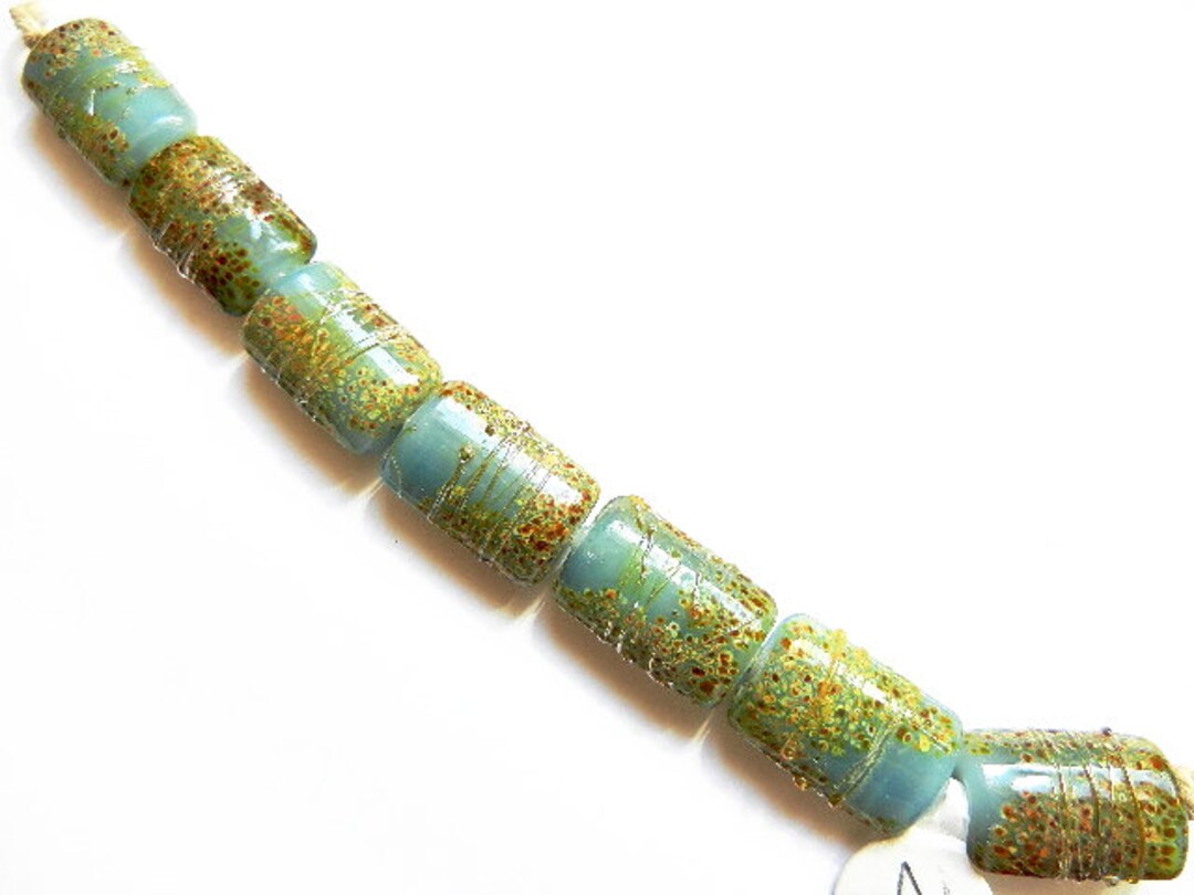 Made to Order RAKU DUSTED SKY 7 Sky Blue, Raku Frit and Metallic Lustre ...