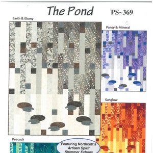 The Pond - Patch Works Studio Quilt Pattern - Etsy