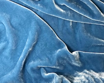 Light blue velvet | Etsy