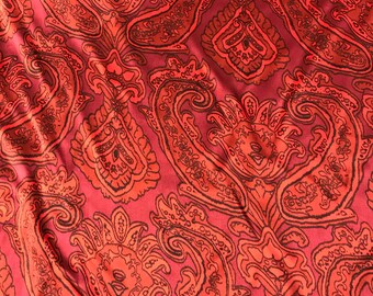 Red paisley | Etsy