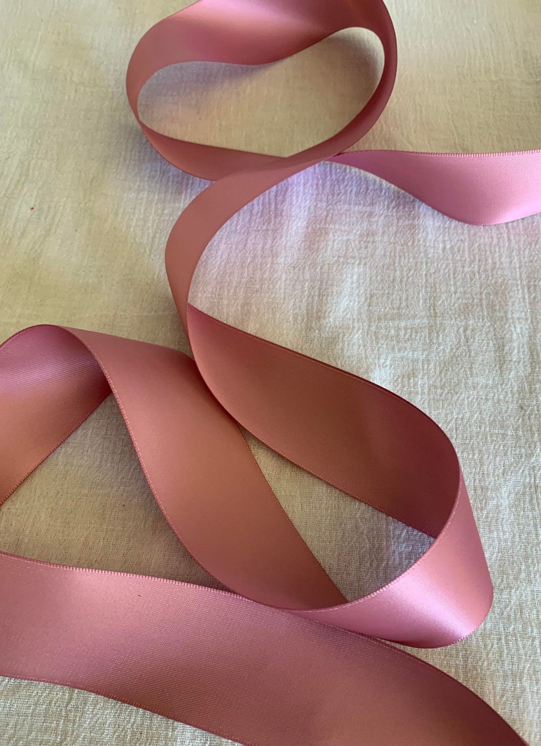 Dusty Rose Double Sided Satin Ribbon - 1-1/2" Wide - 5 Yards ...