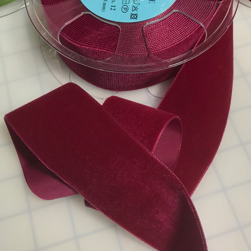Red Velvet Ribbon - Etsy