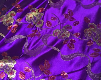 Purple Brocade | Etsy