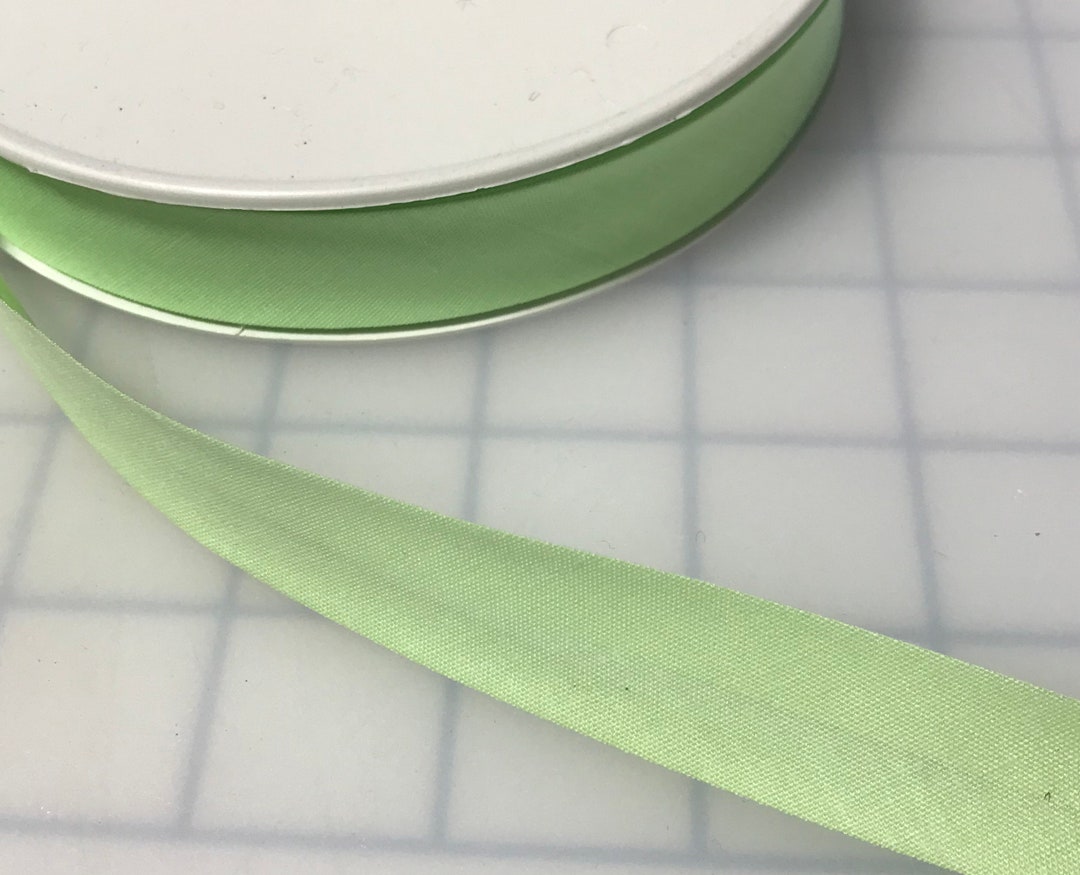 MINT GREEN Poly Cotton Single Fold Bias Tape Made in France 3/4" (3 ...