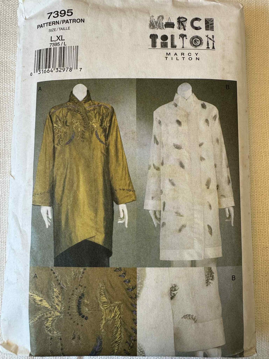 2001 Marcy Tilton Wearable Art Pattern #7395 Size: L - XL - Etsy