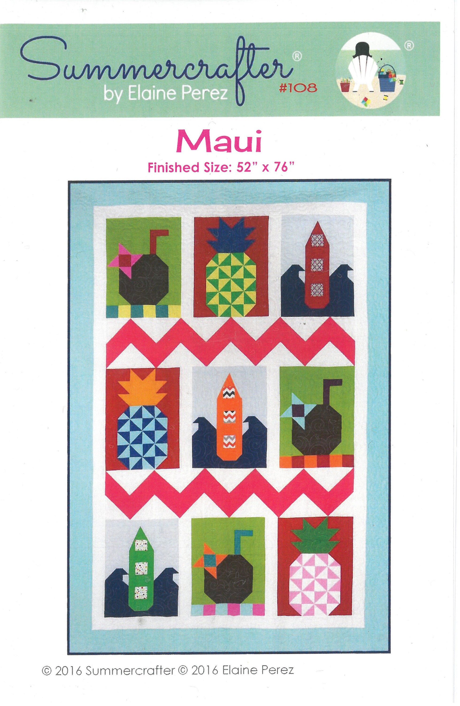 Maui Quilt Pattern summercrafter - Etsy