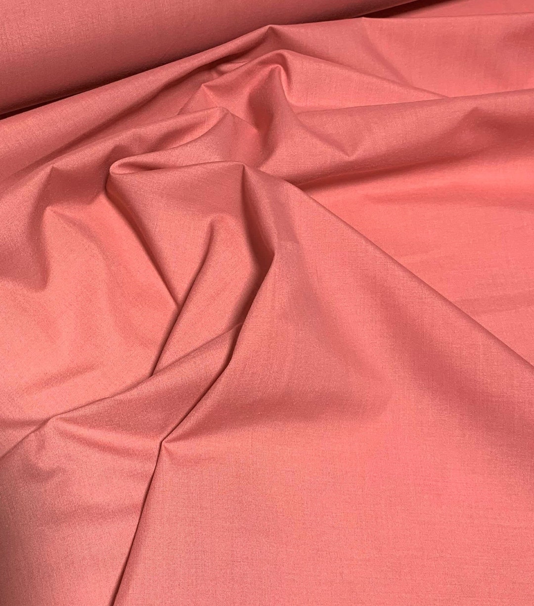 Rose Pink - Polyester/cotton Broadcloth Fabric - Etsy