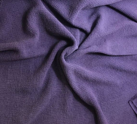 MIDNIGHT BLUE Hand Dyed Raw Silk Squares Weave Check NOIL - Etsy