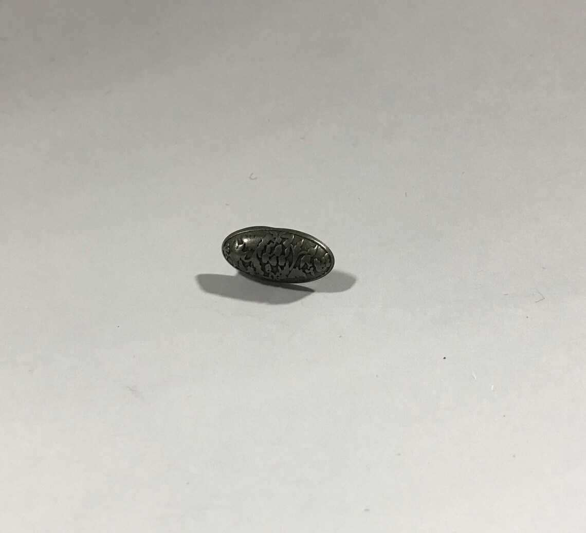 Floral Oblong Metal Button Dill Buttons Brand 2 Sizes to - Etsy