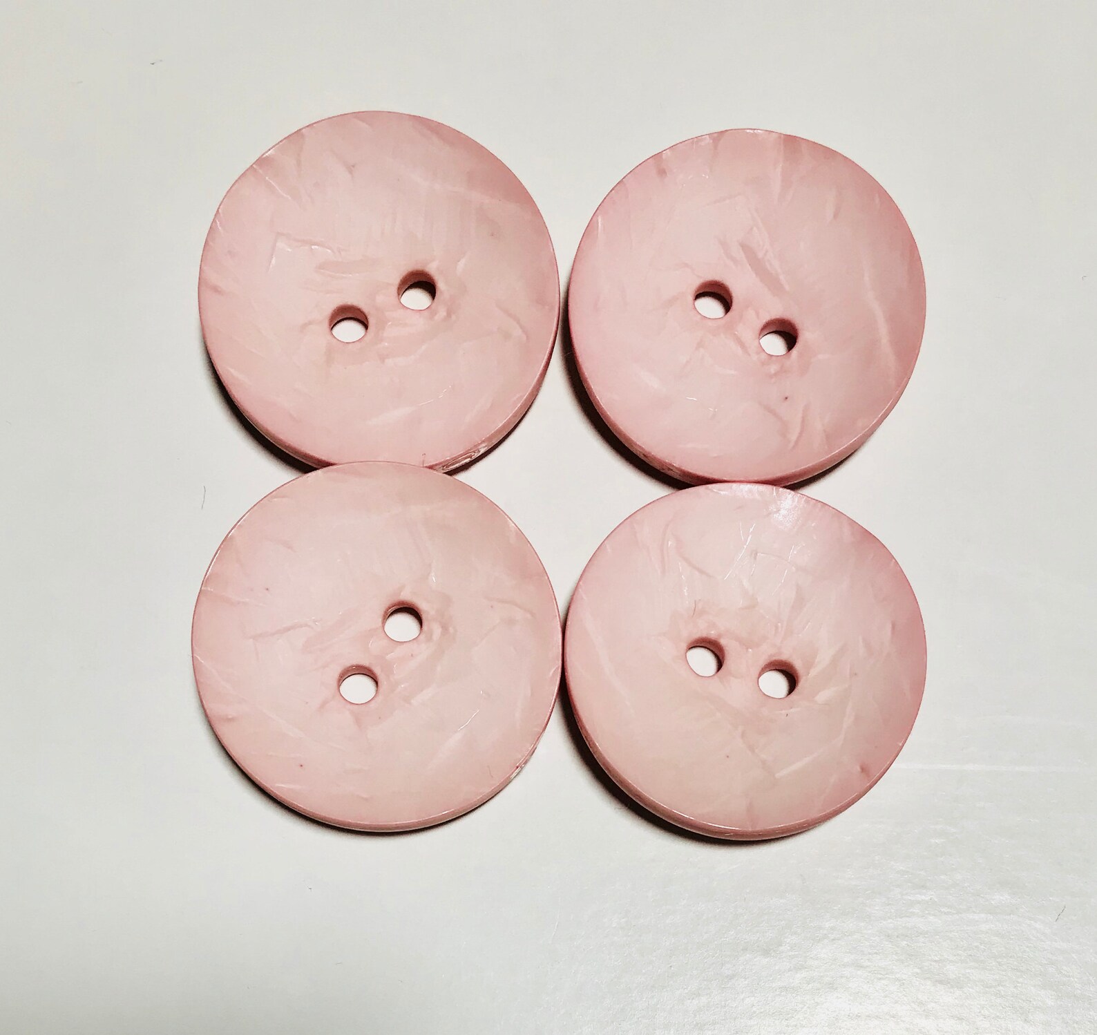 Large Round Baby Pink Polyamid Plastic Button 45mm /1 3/4 - Etsy