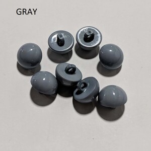 Choose Your Color - Ball Plastic Button - 13mm / 1/2 Inch - Dill ...