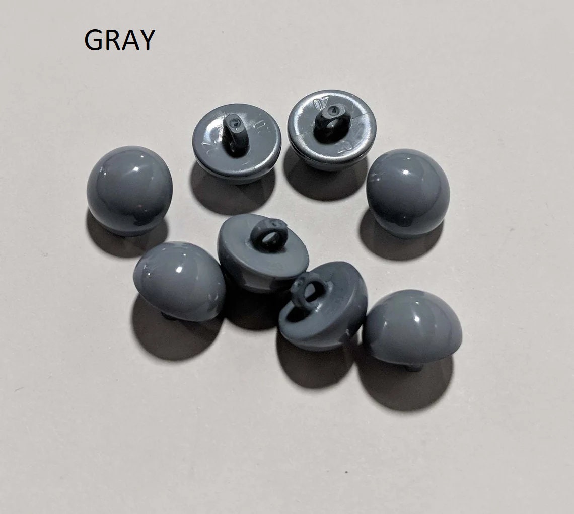 Choose Your Color - Ball Plastic Button - 13mm / 1/2 Inch - Dill ...