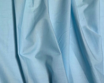 Jade Blue 58-59 Wide Premium Light Weight Poly Cotton Blend Broadcloth ...
