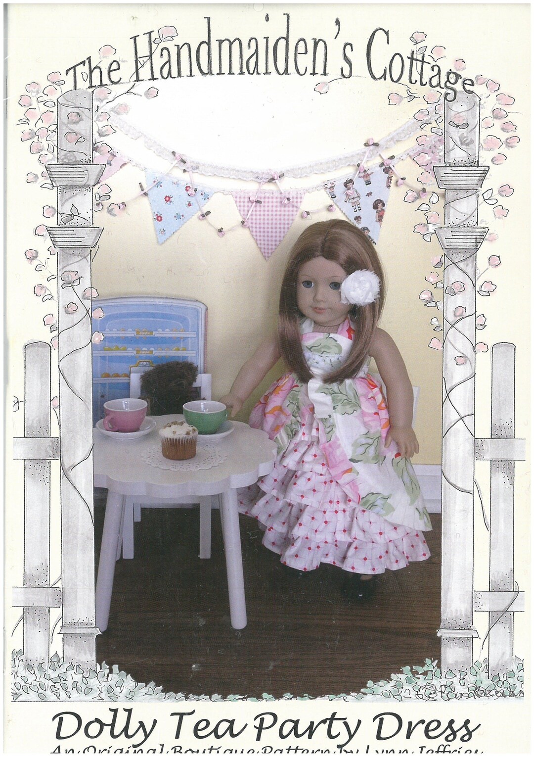 The Dolly Tea Party Dress Pattern - the Handmaidens's Cottage Doll ...