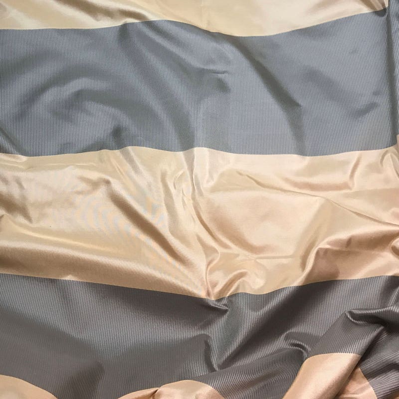 Stripe Silk Fabric - Etsy