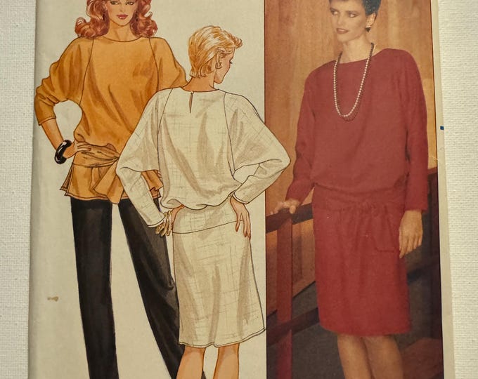 Vintage 1970's Vogue 1253 Focus on Embroidery Dress Pattern Size Large ...