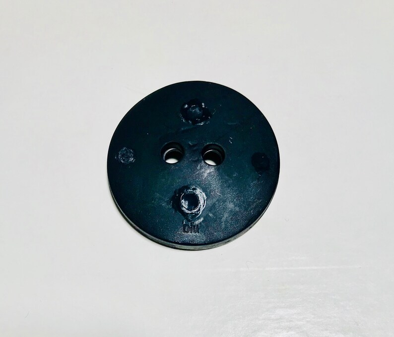 Large Round Navy Blue Polyamid Plastic Button - 45mm /1 3/4 Inch - Dill ...