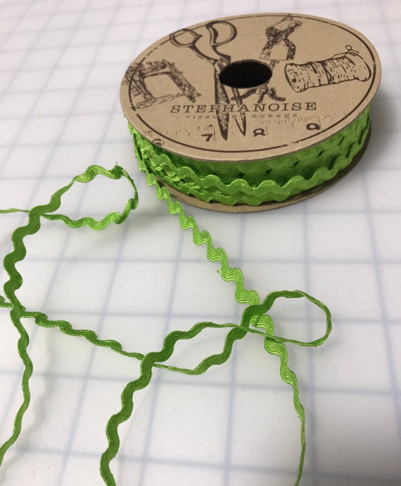 Green Ric Rac Trim Made in France 3/8 Wide | Etsy