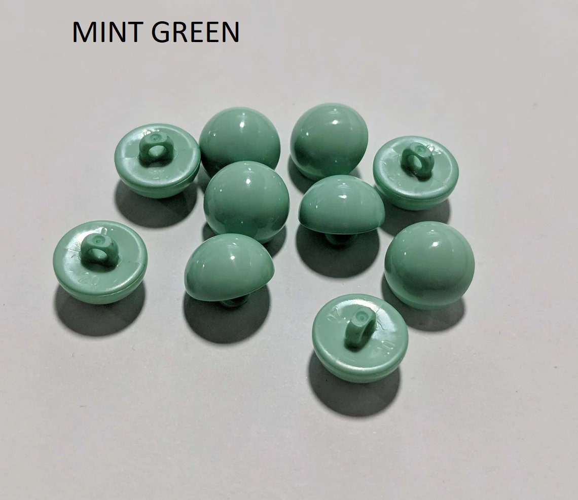 Choose Your Color Ball Plastic Button 13mm / 1/2 Inch - Etsy