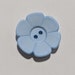 Daisy Light Blue Flower Plastic Button - 28mm / 1 1/8 Inch - Dill ...
