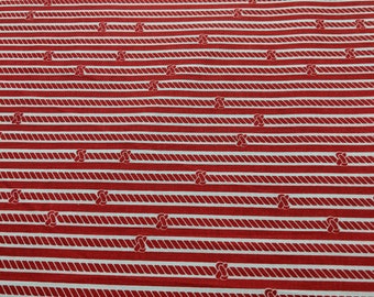 1 Yard Pirate's Life Knotty Rope Red by Shawn Wallace for Riley Blake ...