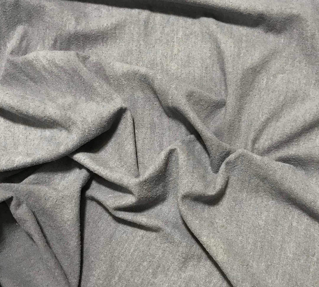 SILVER Hand Dyed Raw Silk NOIL Fabric - Etsy
