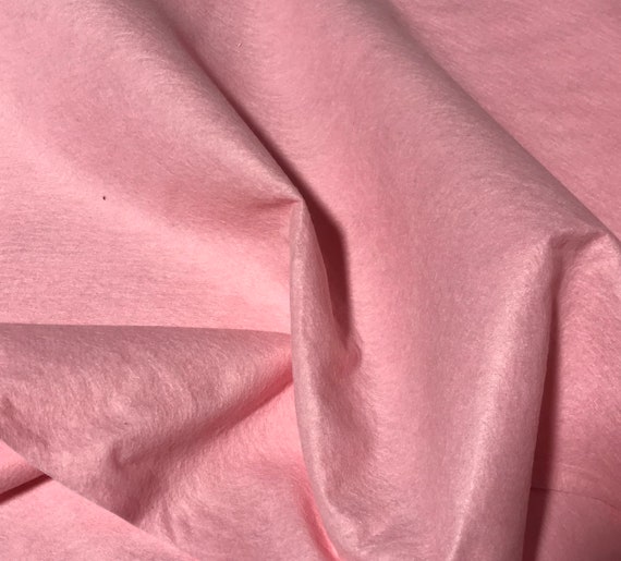 Pink Wool /rayon Blend Felt Fabric - Etsy
