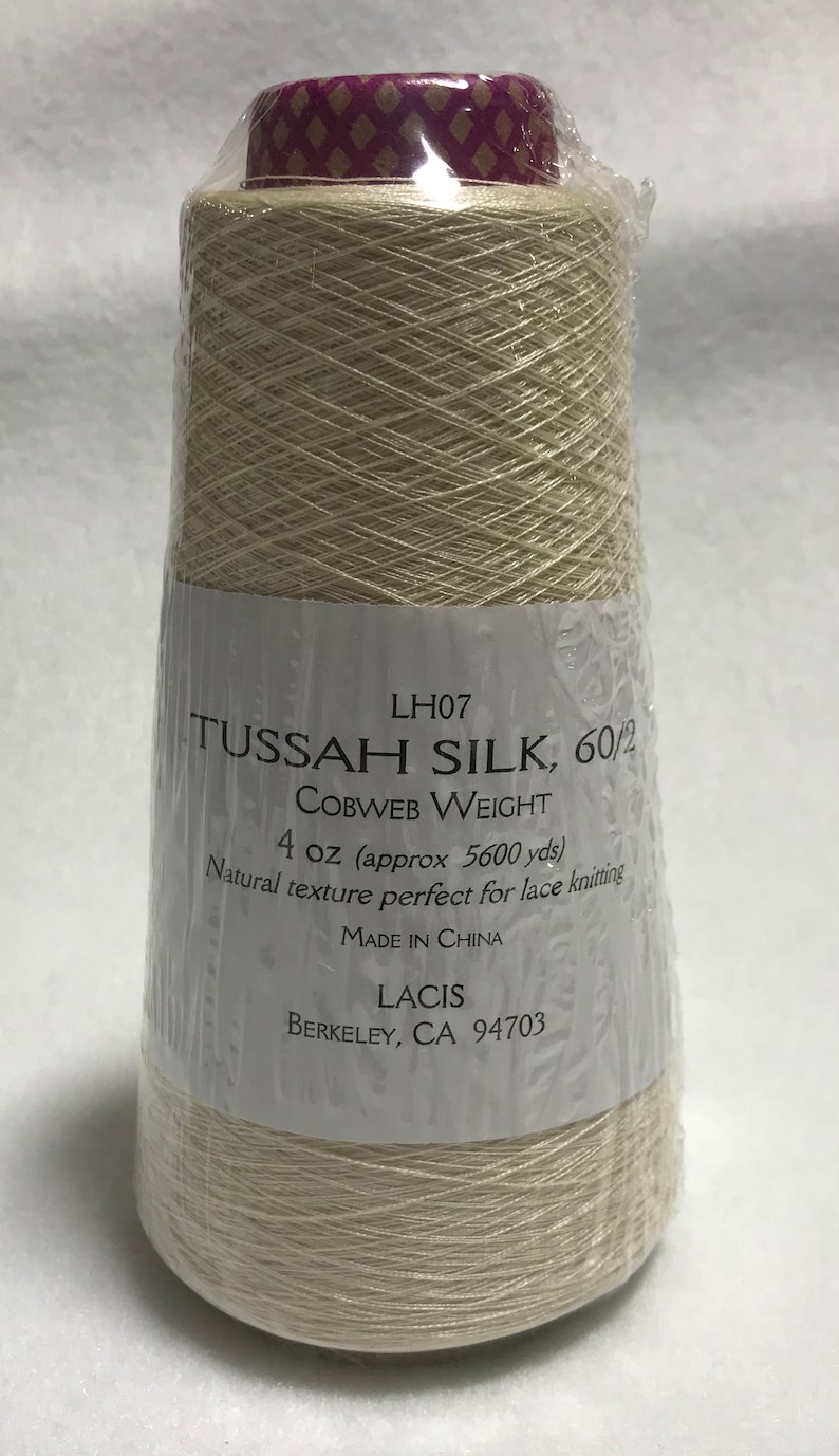 Silk Tussah, 60/2 Cobweb 4oz 5600 Yards - Etsy
