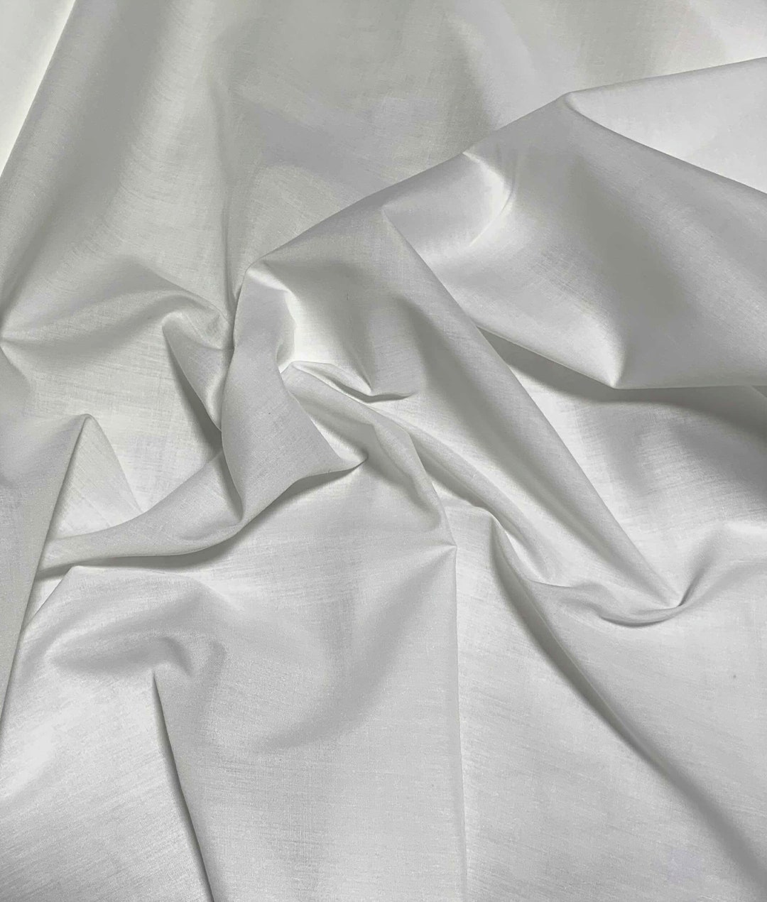 Off White - Polyester/cotton Broadcloth Fabric - Etsy