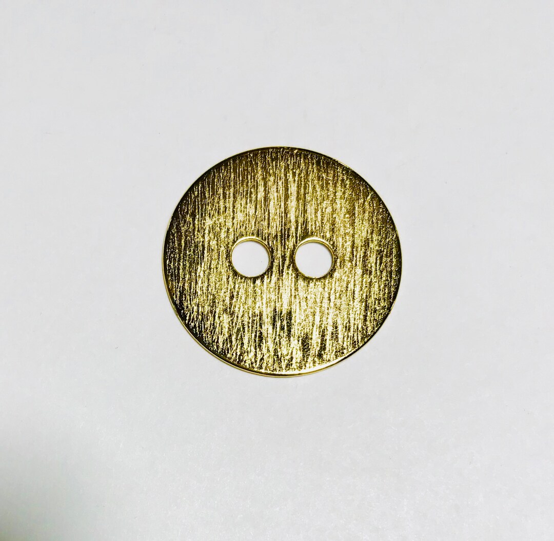 Gold Metal Button - 28mm / 1 Inch - Dill Buttons Brand - Etsy