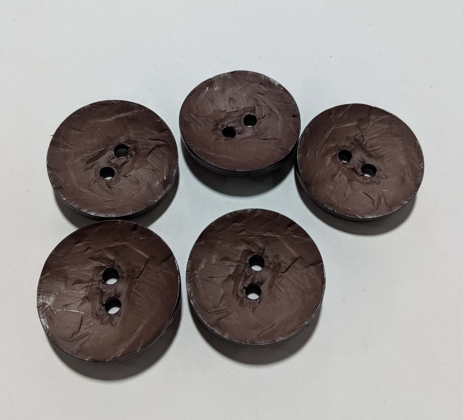 Large Round Dark Brown Polyamid Plastic Button 45mm /1 3/4 - Etsy