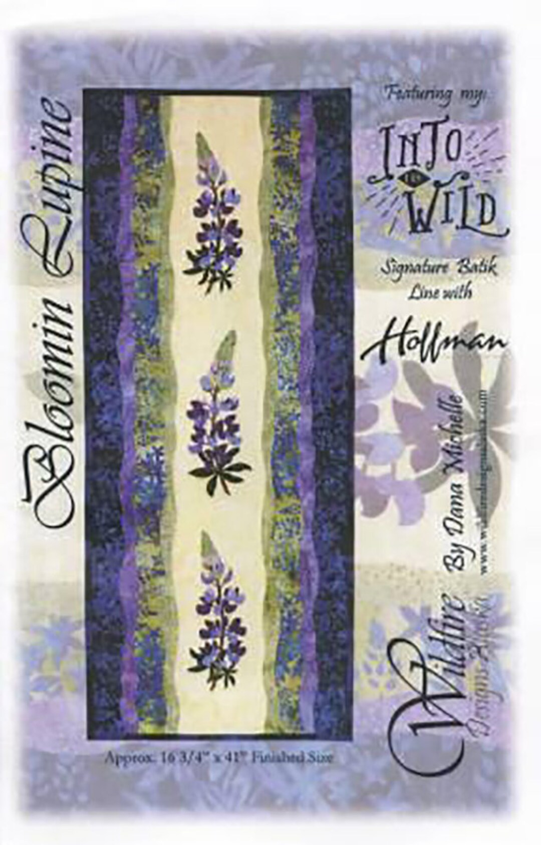 Bloomin Lupine - Quilting Table Runner Pattern by Wildfire Designs ...