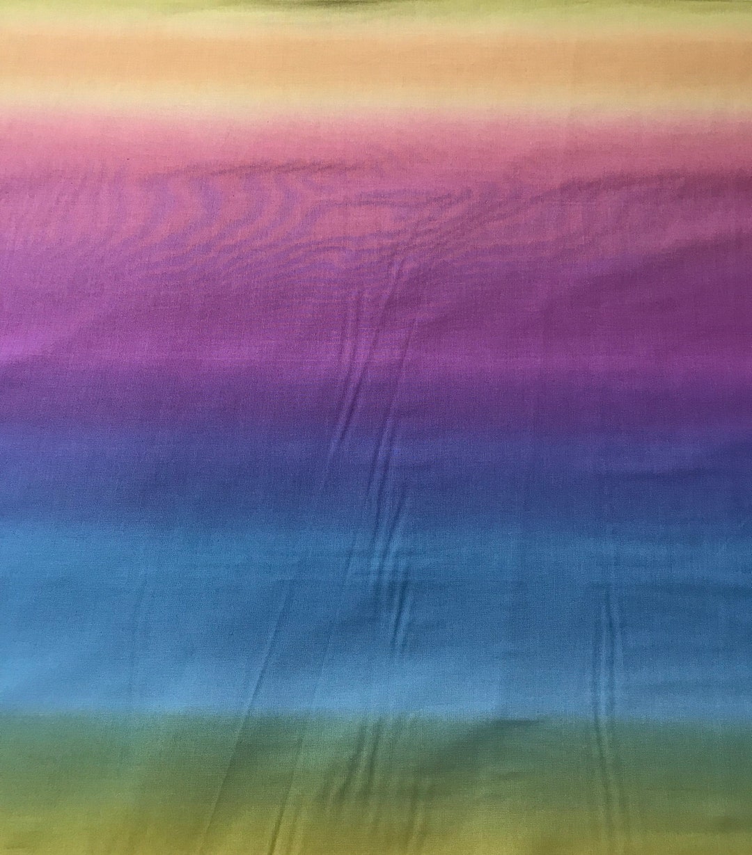 Pastel Rainbow Ombre Essential Gradiations Benartex Cotton Fabric Etsy
