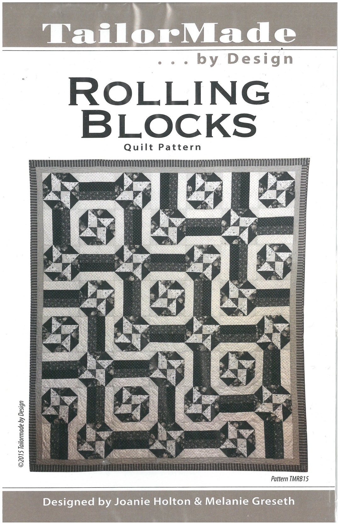 Rolling Blocks Quilt Pattern - Tailormade by Design - Etsy