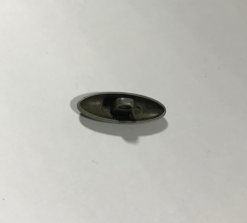 Floral Oblong Metal Button Dill Buttons Brand 2 Sizes to - Etsy